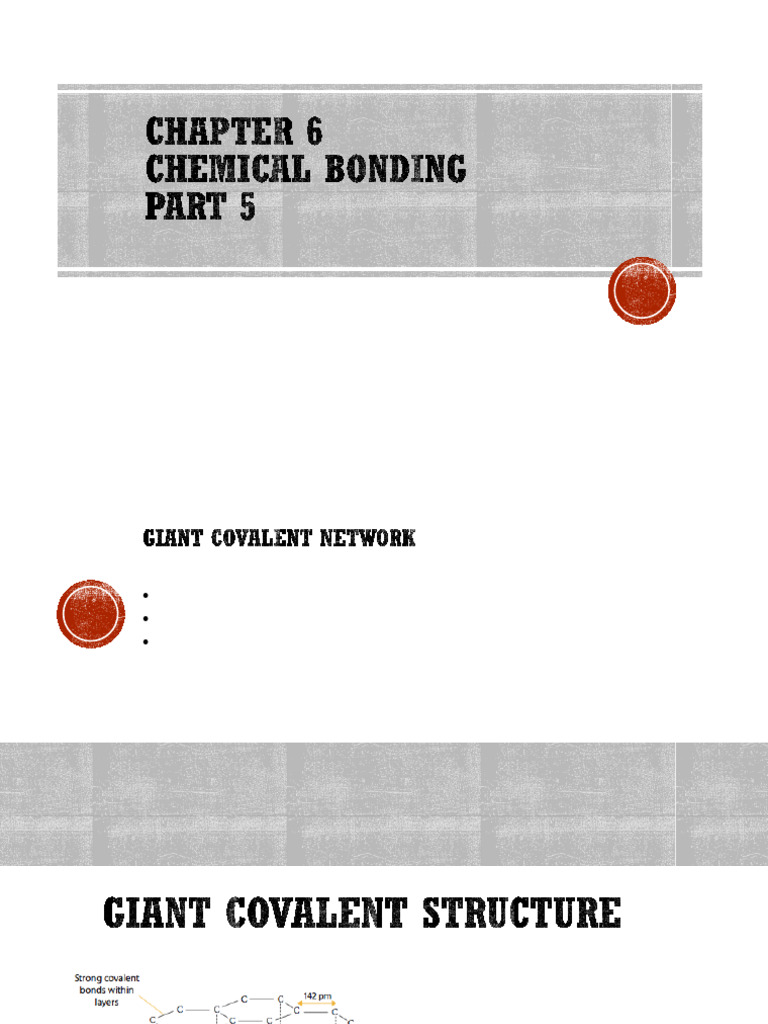 Giant Covalent Structures in Chemistry | PDF