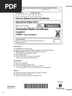 OCR A Level Maths Formula Sheet | PDF | Euclidean Geometry | Geometry