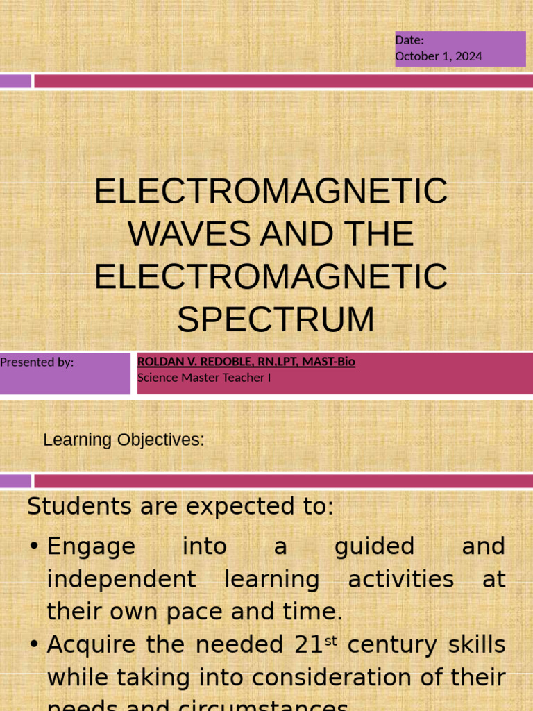 Electromagnetic Spectrum | PDF | Electromagnetic Spectrum ...