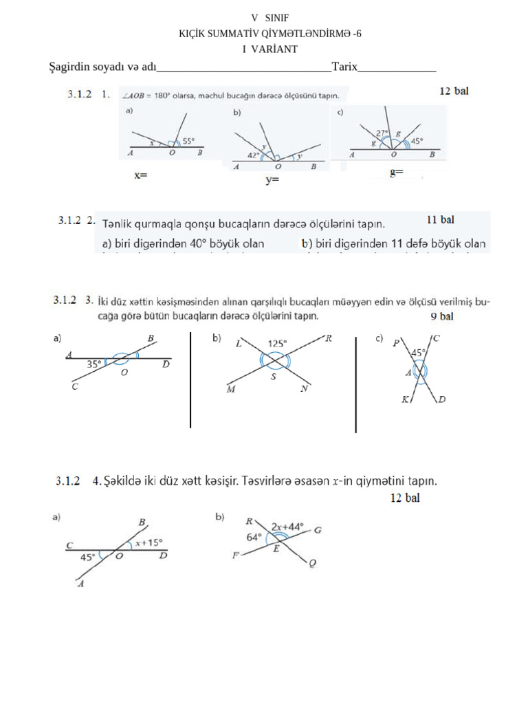 V SINIF KSQ - 6 Özüm | PDF