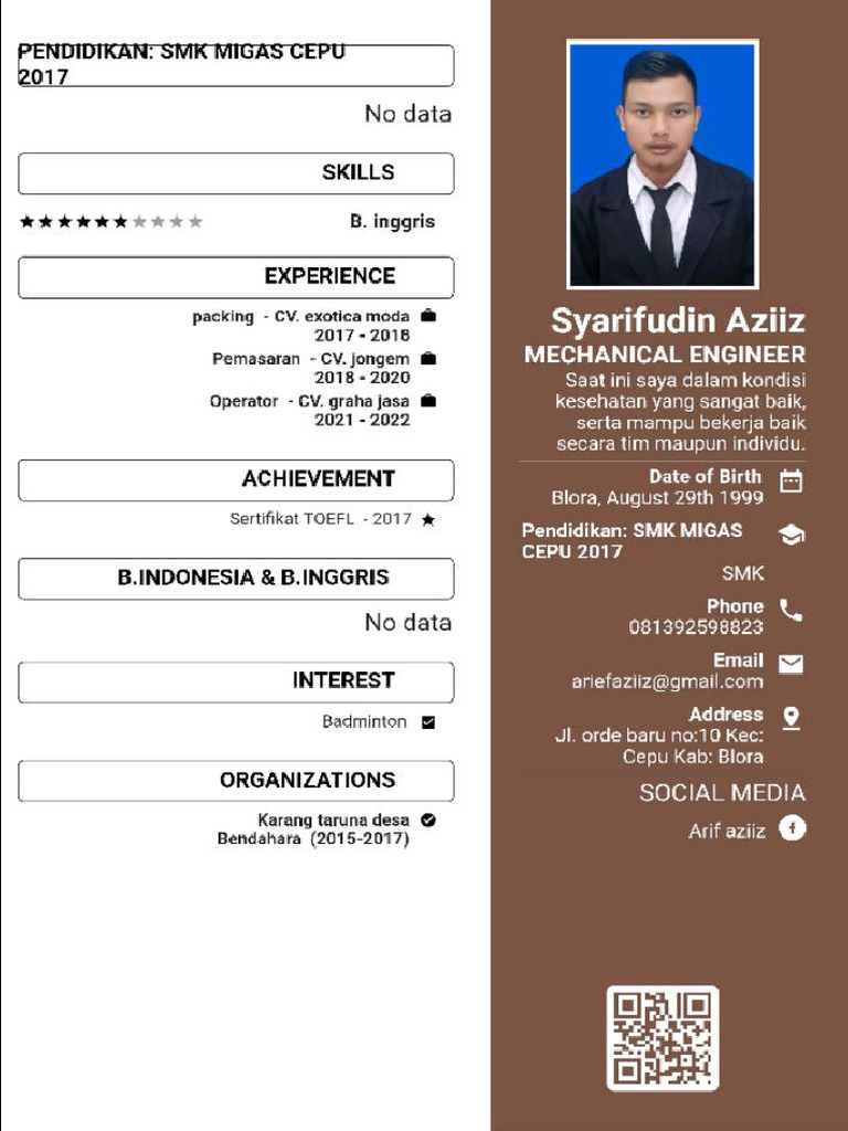 Ariff CV 2 | PDF