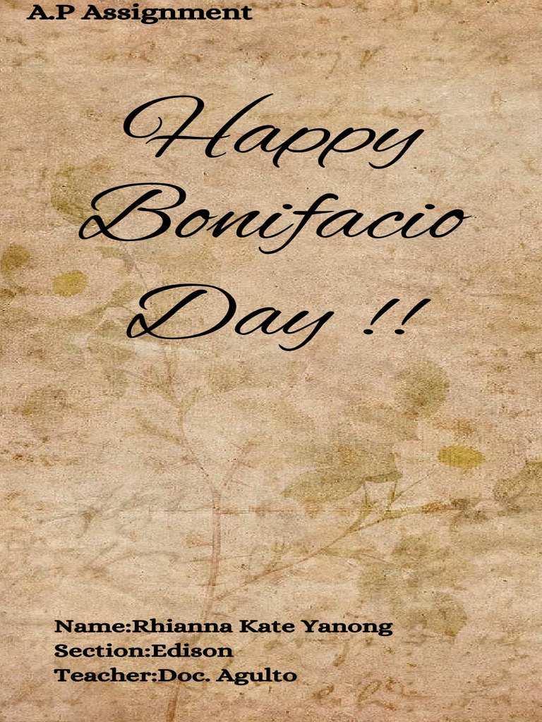 Andres Bonifacio | PDF