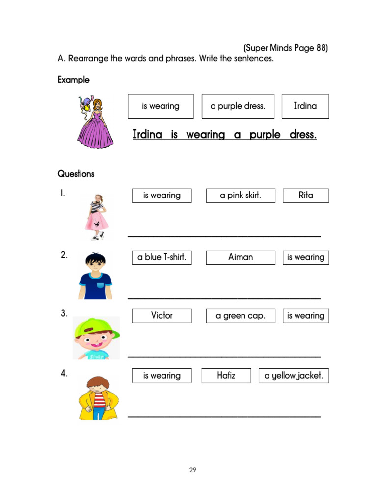 Super Minds Year 2 Worksheet Activity Pdf