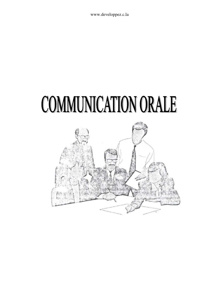 Communication Orale | PDF