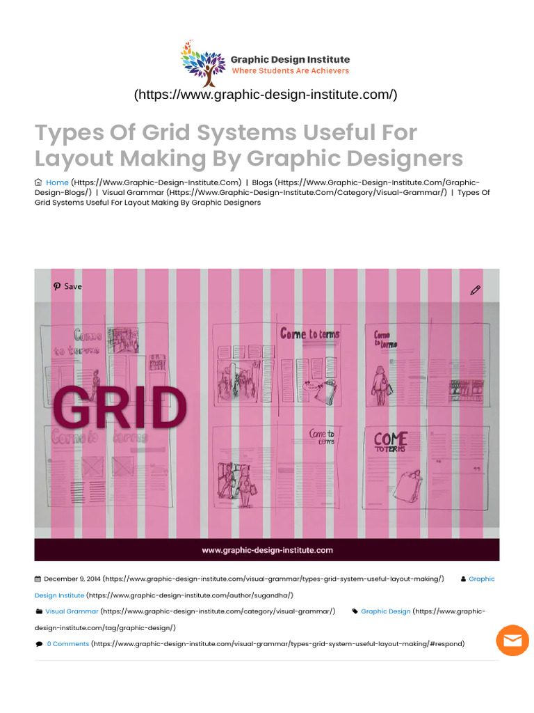 Types of Grid System Useful For Graphic Designers | PDF | Page Layout ...
