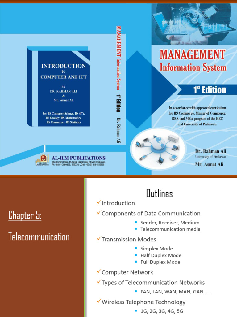 Chapter 5. TeleCommunication and Networking | PDF | Computer Network | Wireless