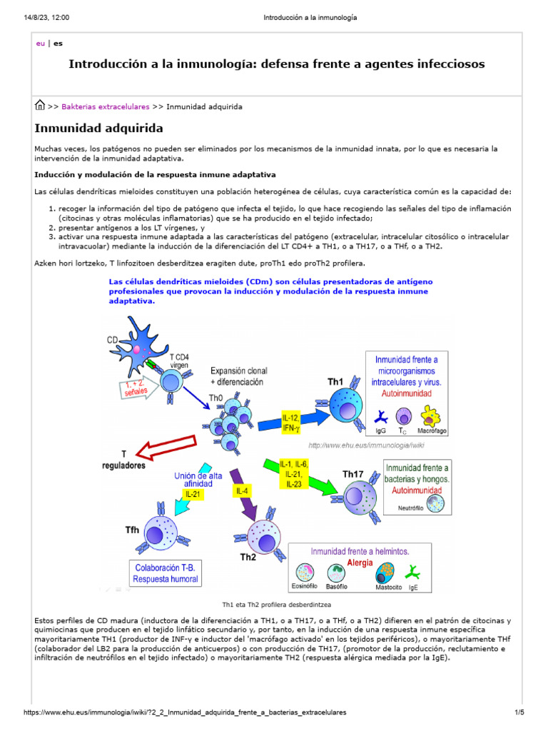 Introducción A La Inmunología | PDF | Sistema inmune | Anticuerpo