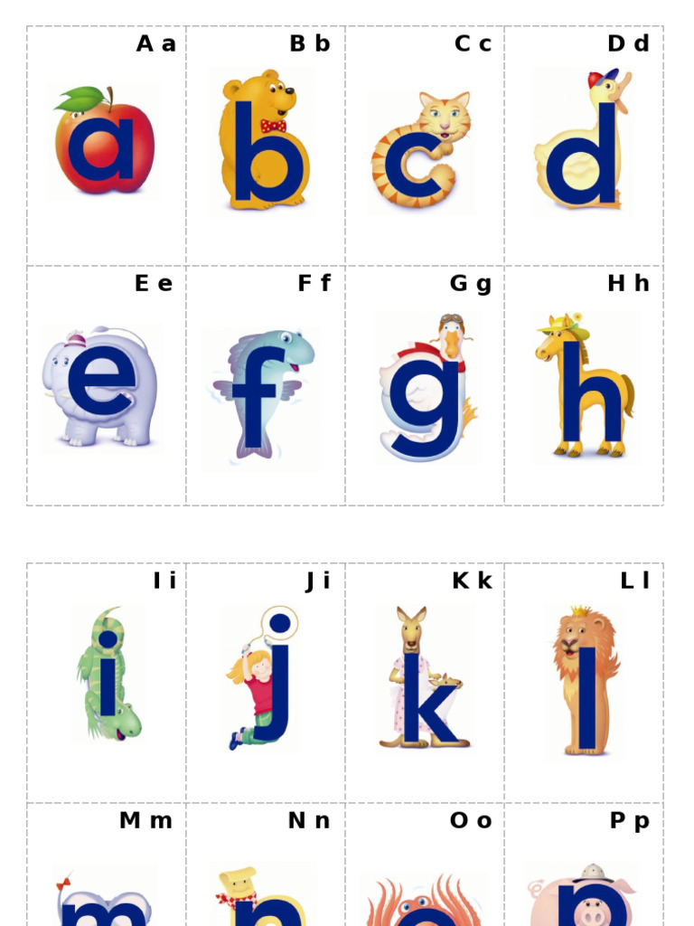 Alpha Friends Go Fish Cards | PDF