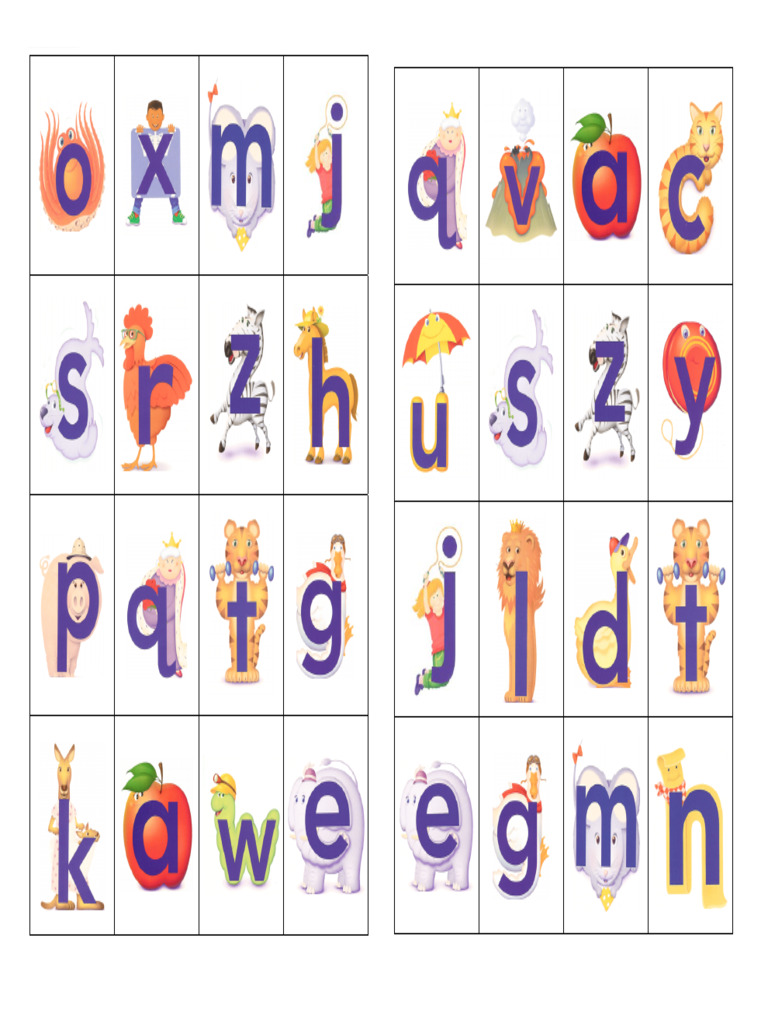 AlphaFriends Bingo - Cards - 3-4 | PDF