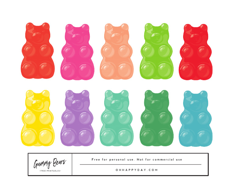 GummyBear Printable | PDF