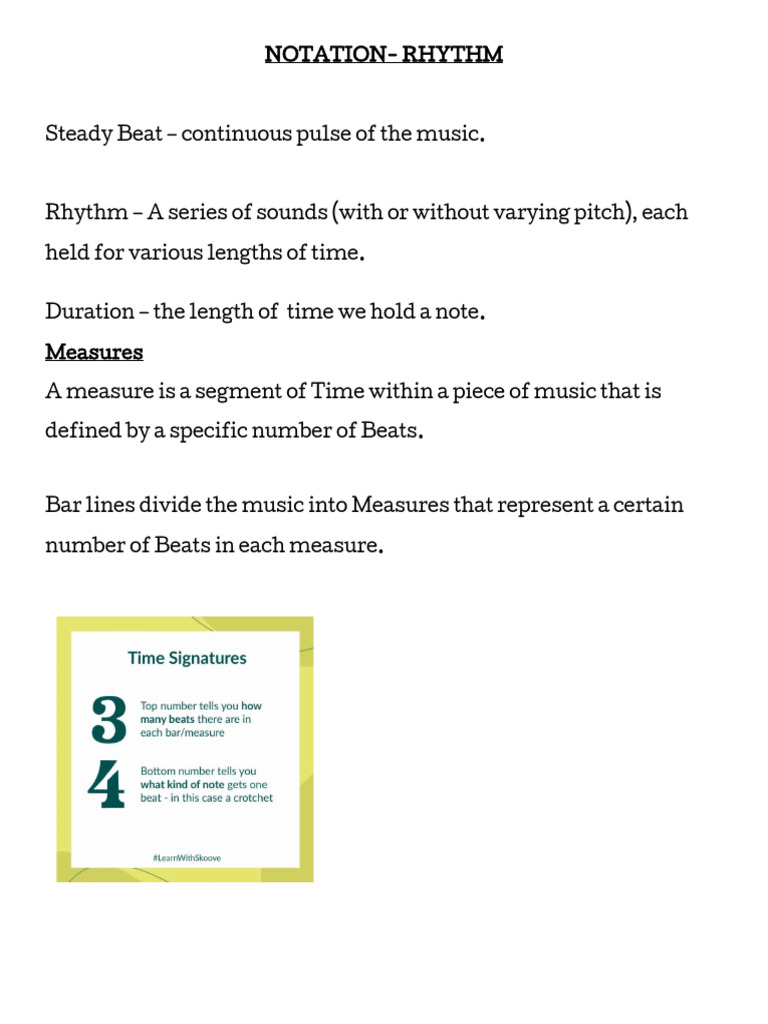 Copy of 01 Notation – Rhythm | PDF