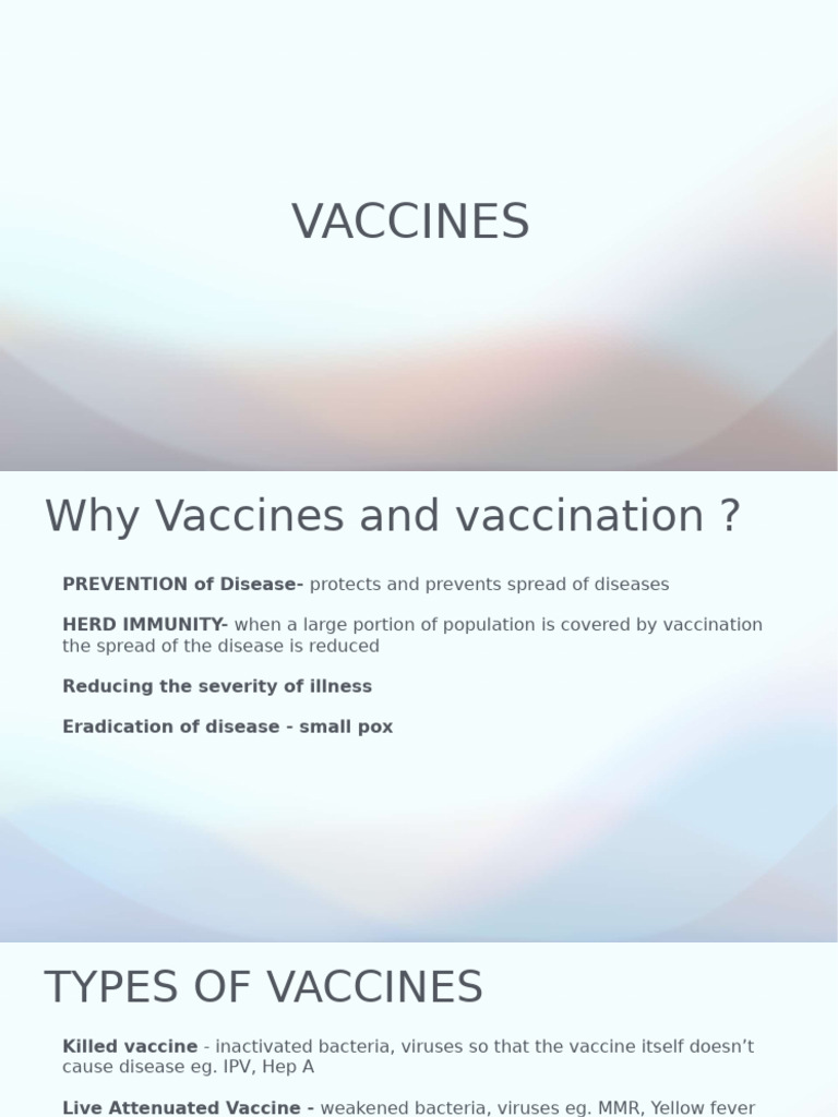 Vaccines | PDF