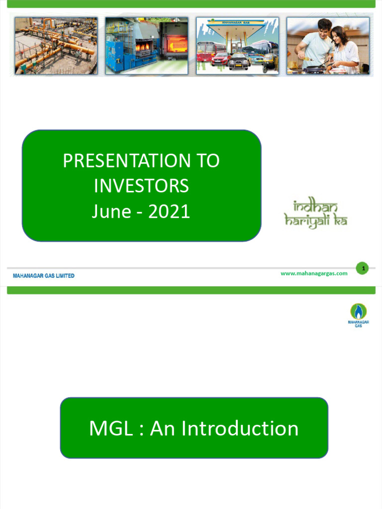 MGL Investor Presentation Overview | PDF | Natural Gas | Expense