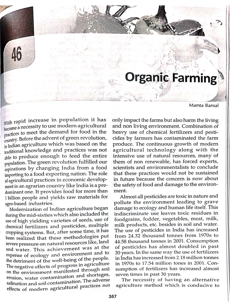 Organic Farming | PDF