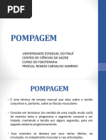 Técnica de Pompage em Fisioterapia | PDF | Coluna vertebral | Joelho