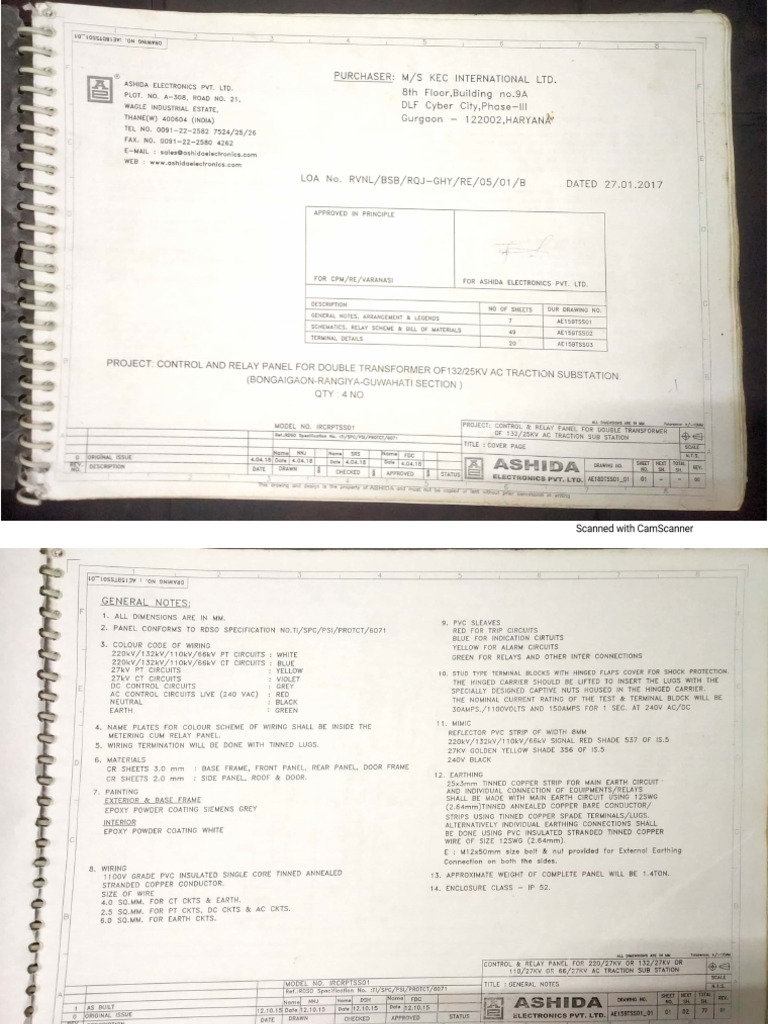 Control and Relay Panel | PDF