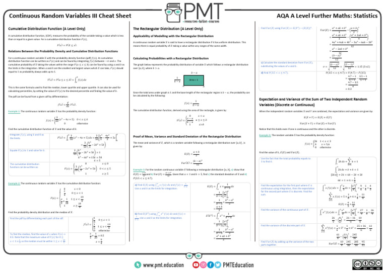 Continuous Random Variables III | PDF | Probability Distribution ...