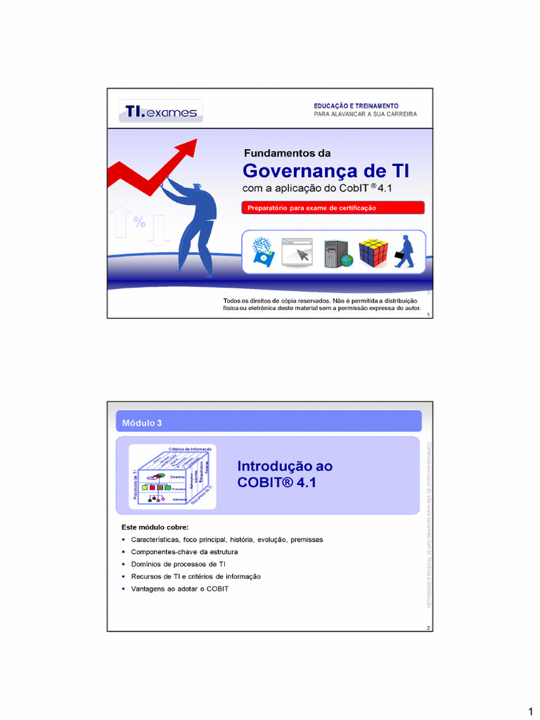 Cobit41 Modulo3 Introducao | PDF