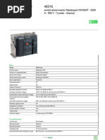 Product Data Sheet: Circuit Breaker Masterpact NW25H1 - 2500 A - 4 ...