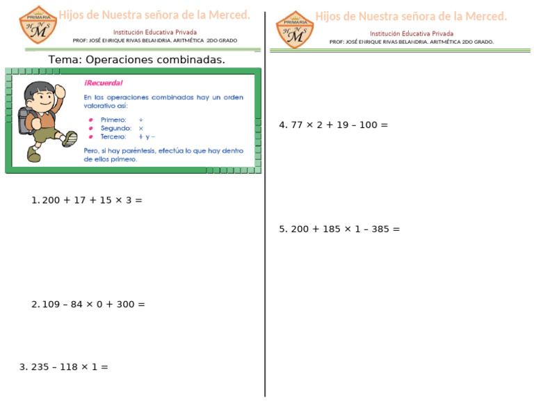 Pra Arit HSLM 2do Lunes | PDF