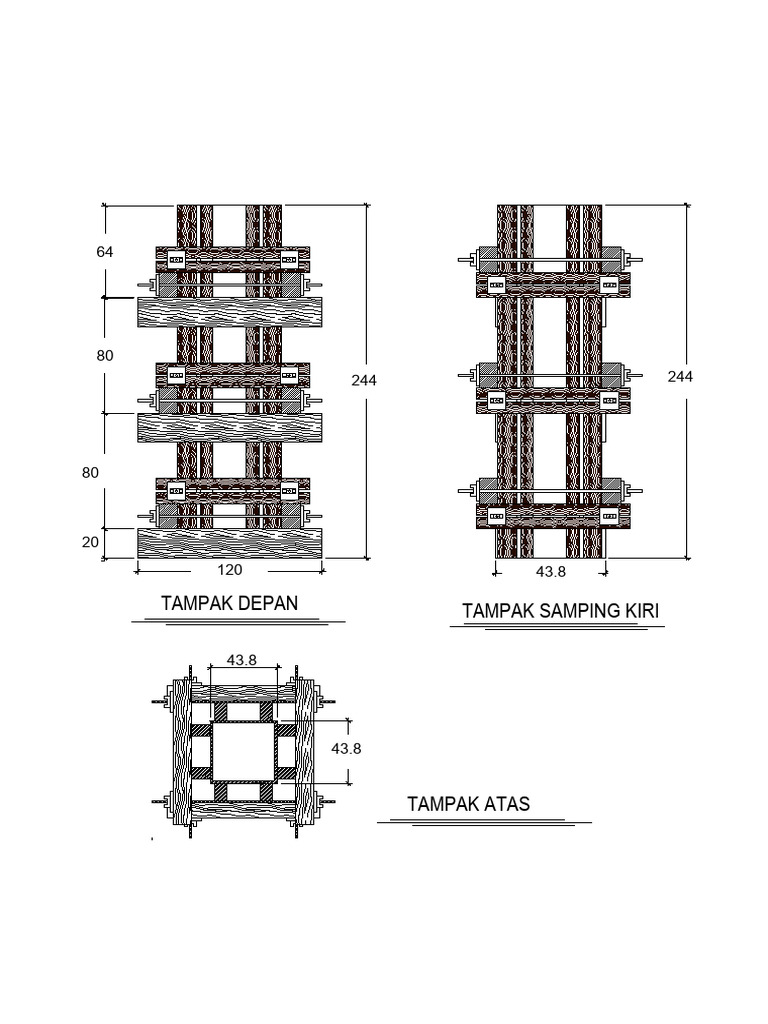 Job 2 - Kolom Semi Modern | PDF