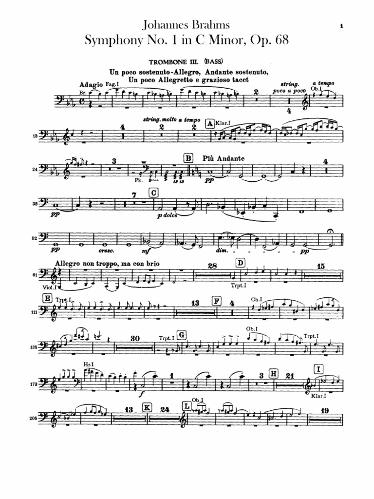 Brahms 1 | PDF