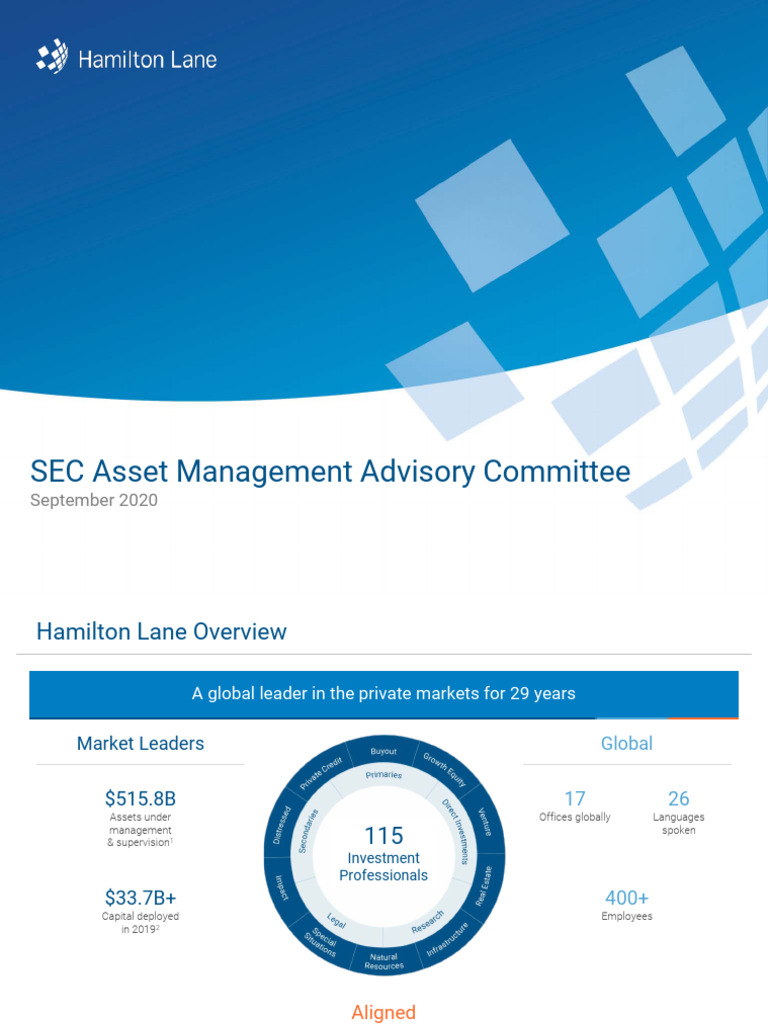 Hamilton Lane Private Markets Overview | PDF | Venture Capital ...
