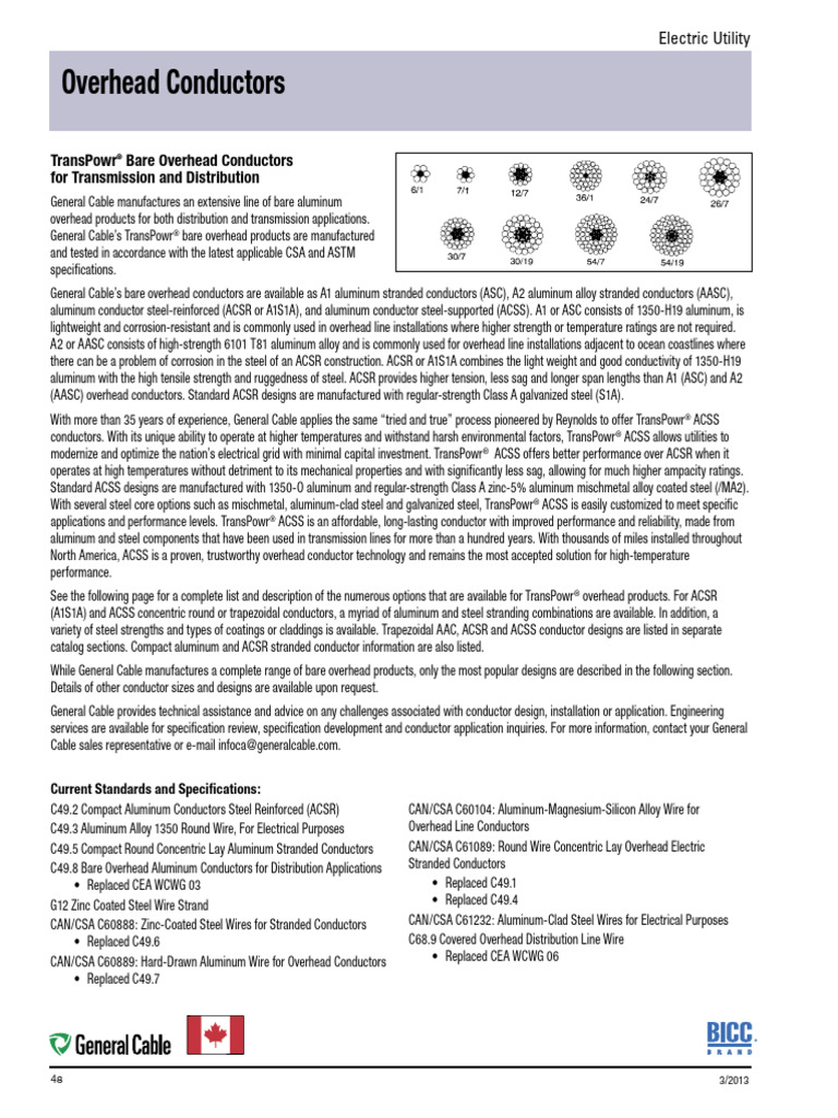 GMR de Conductores | PDF | Electrical Engineering | Materials