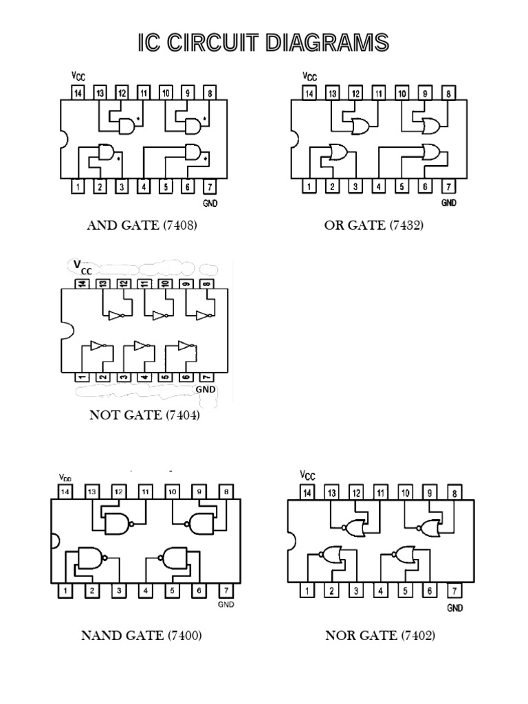 Ic Circuit Diagrams | PDF