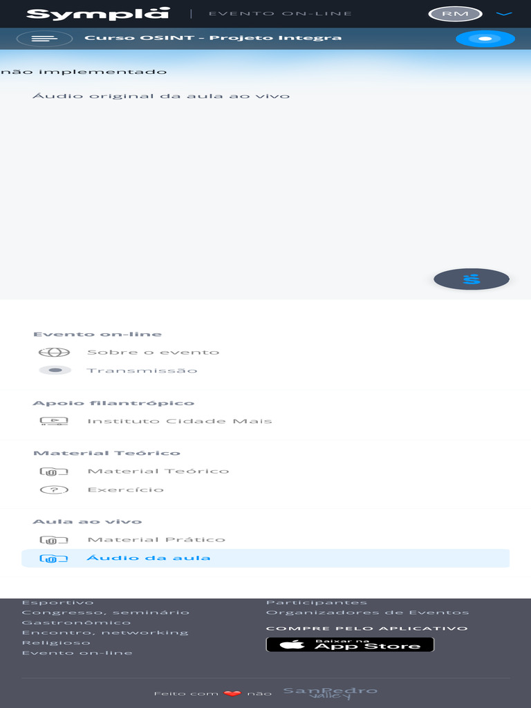 Curso OSINT - Projeto Integra - Sympla Play | PDF