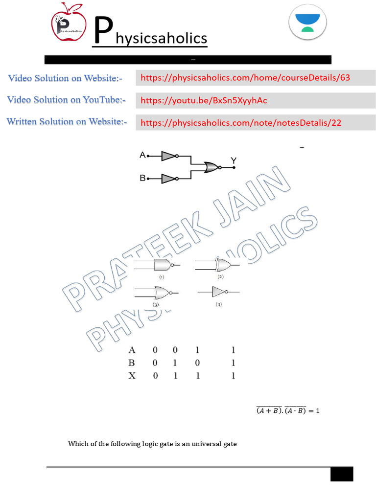 uploads1640617518DPP-3 SemiConductors - Logic Gates & Digital ...