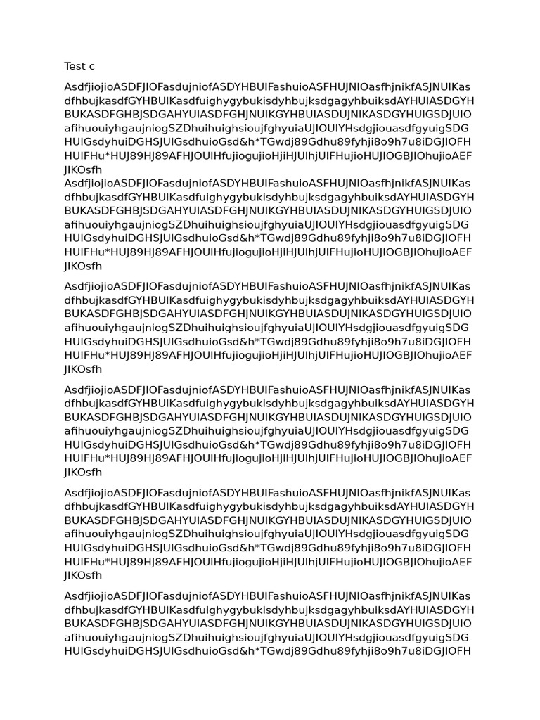 Test C | PDF