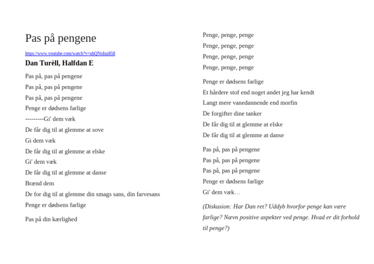 Pas Pa Pengene - DannTurell | PDF