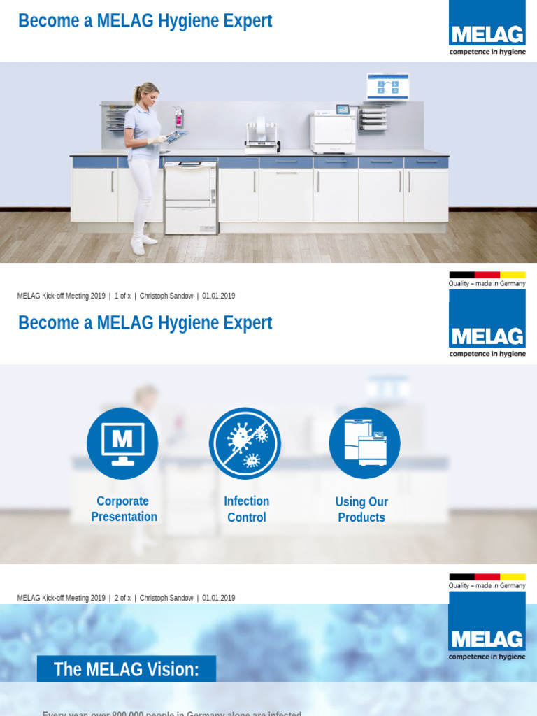 En Hygiene Presentation MELAG VietCan Team Training (Autosaved) | PDF | Sterilization ...