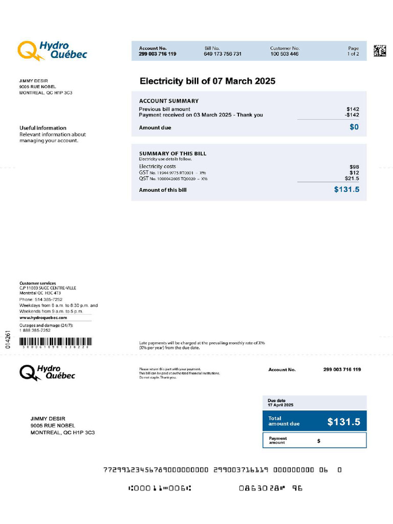 Hydro - Quebec Ang p11 | PDF