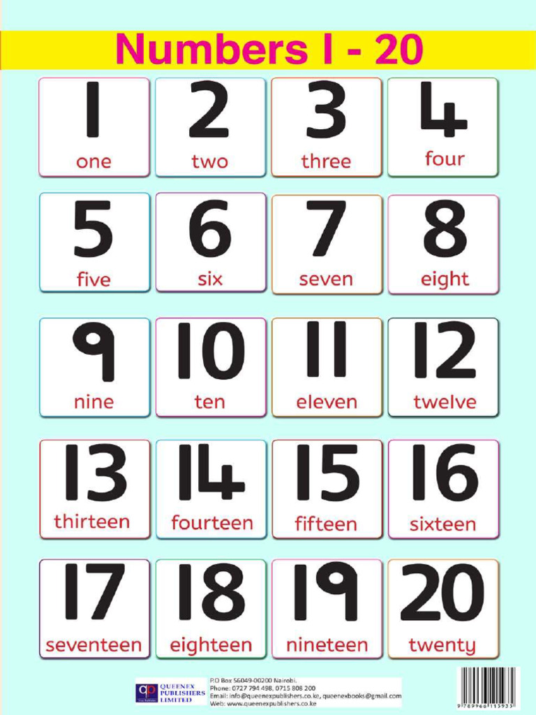Numbers 1-20 | PDF