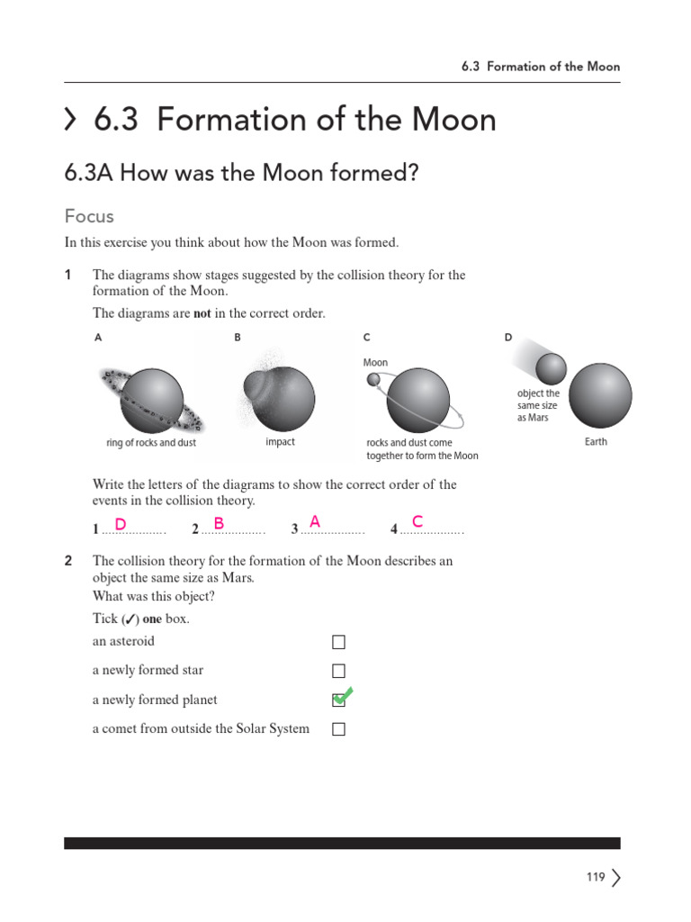 Moon Formation Theories Explained | PDF | Giant Impact Hypothesis | Moon