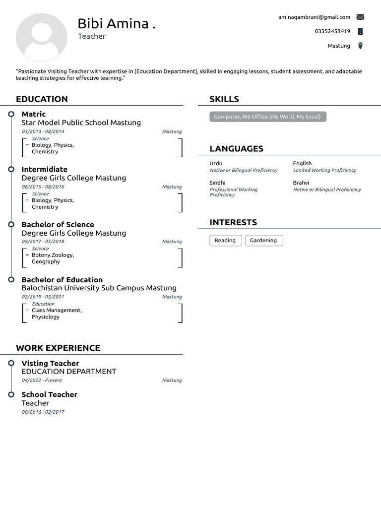 My Resume | PDF