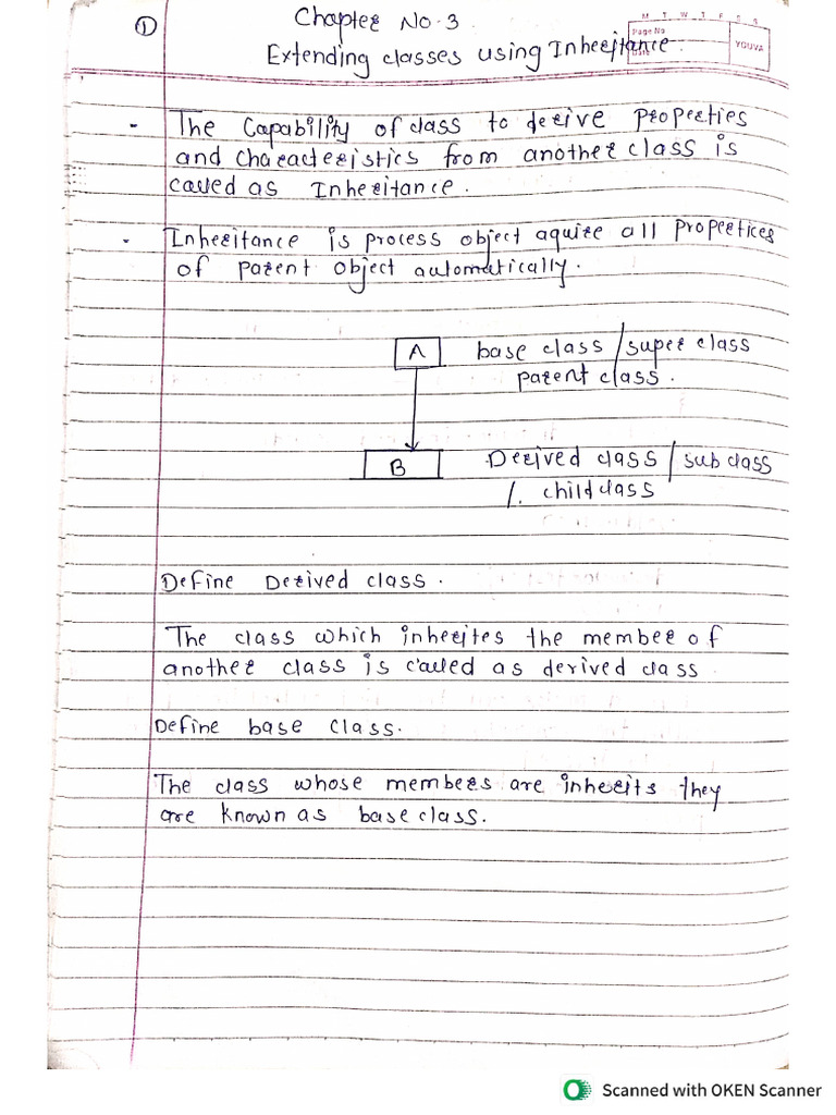 Chapter No 03extending Classes Using Inheritance Pdf 8399