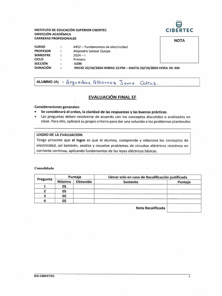 Evaluación Final | PDF