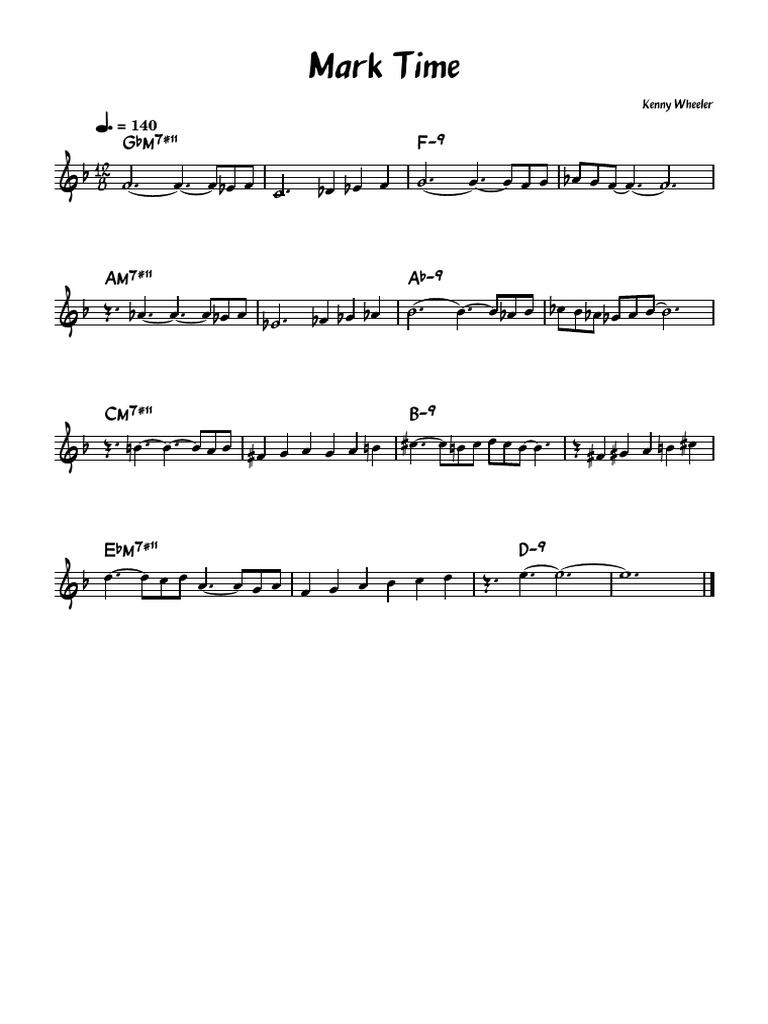 Mark Time | PDF