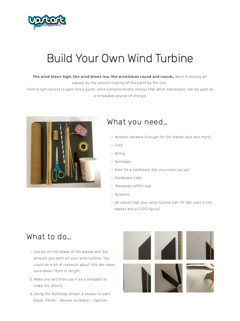 Build Your Own Wind Turbine Guide | PDF | Wound | Wind Turbine
