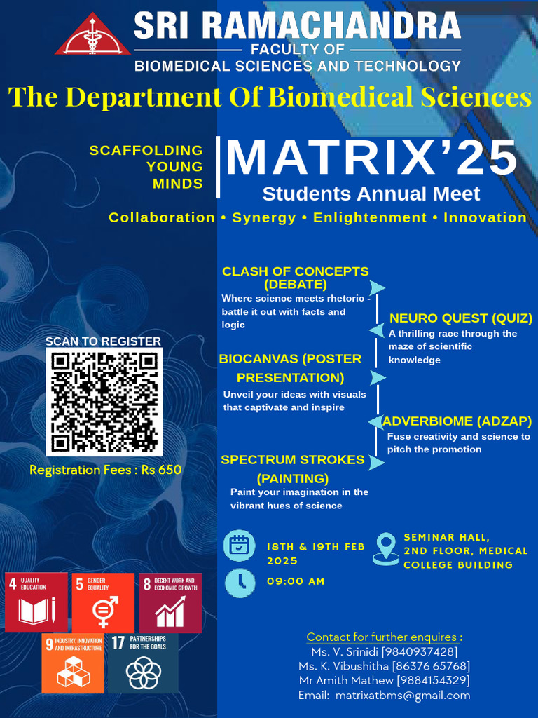 Matrix 25 BMS Brochure - 18-19 Feb | PDF | Cognitive Science | Cognition