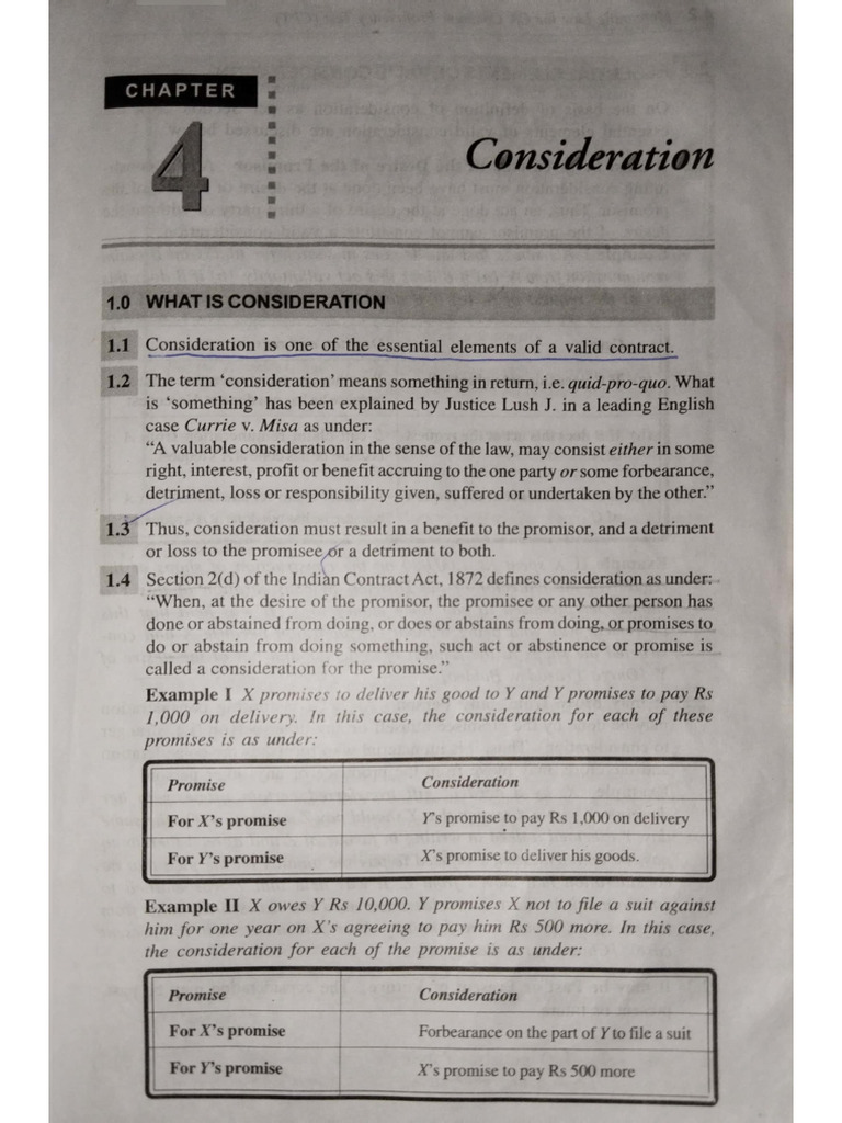 Chapter No 4 Consideration | PDF