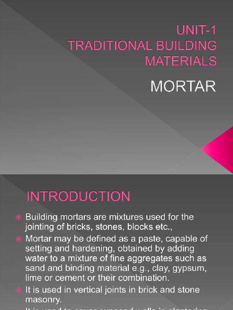 Mortar | PDF
