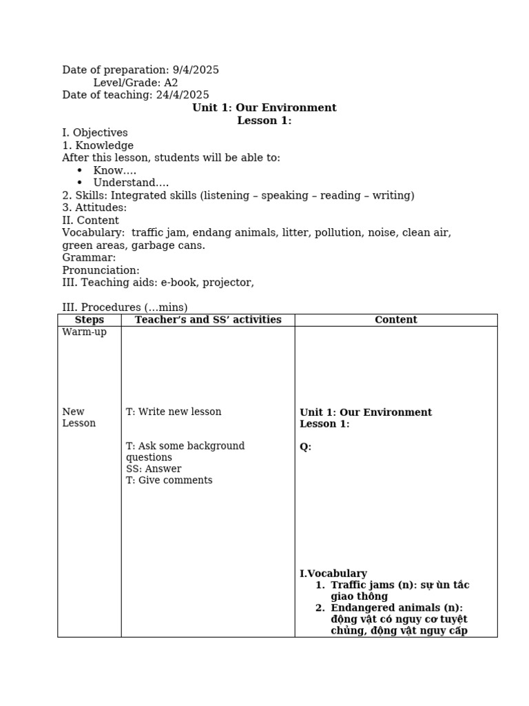 Year 2 Beach Environment Lesson | PDF