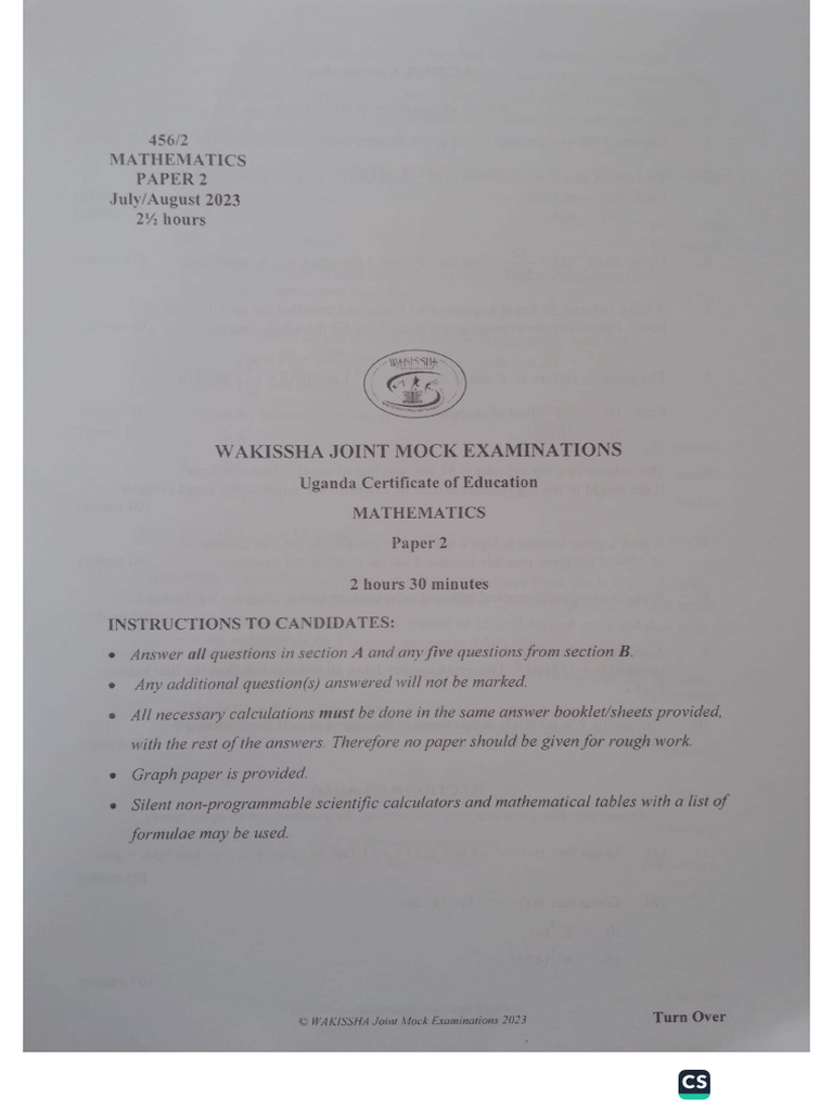 Uce MTC Two Wakisha 2023 | PDF