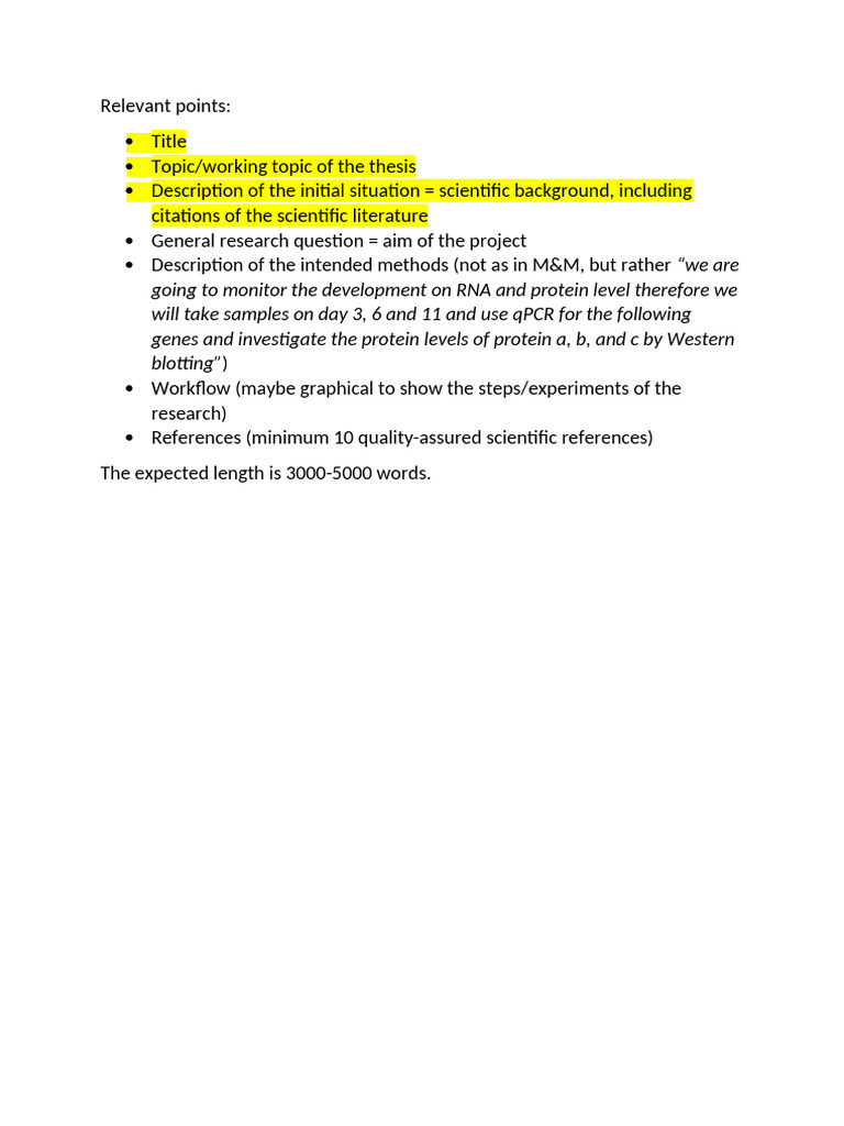 Proposal Guidelines | PDF