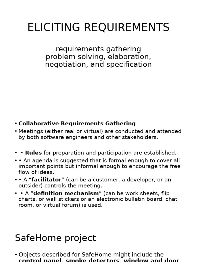 Eliciting Requirements | PDF | Information Technology | Computing