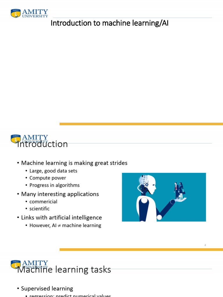 Introduction to Machine Learning Concepts | PDF | Machine Learning ...